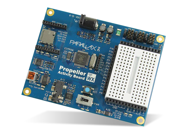 Propeller Activity Board WX - Parallax | Mouser
