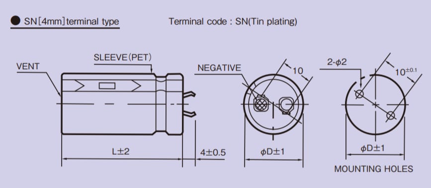 MXK Snap-In Aluminum Electrolytic Capacitors - Rubycon | Mouser