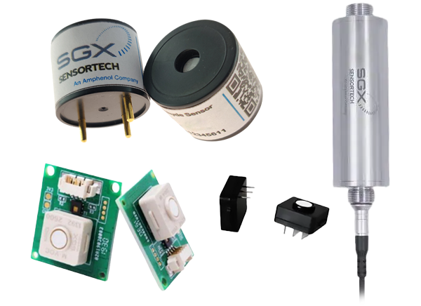 Solid Polymer Electrochemical Gas Sensors - Amphenol SGX Sensortech | Mouser